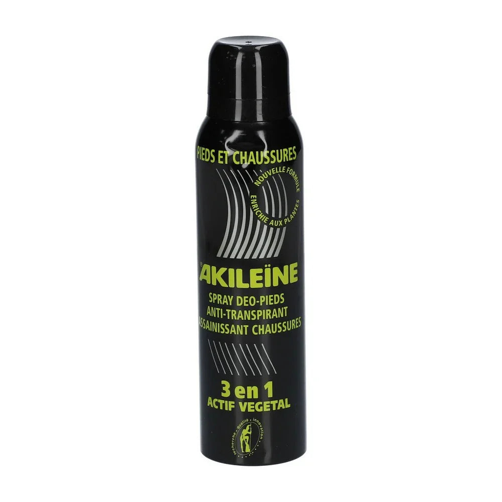 Akileïne Black Spray Foot Deodorant Spray – La Cordée