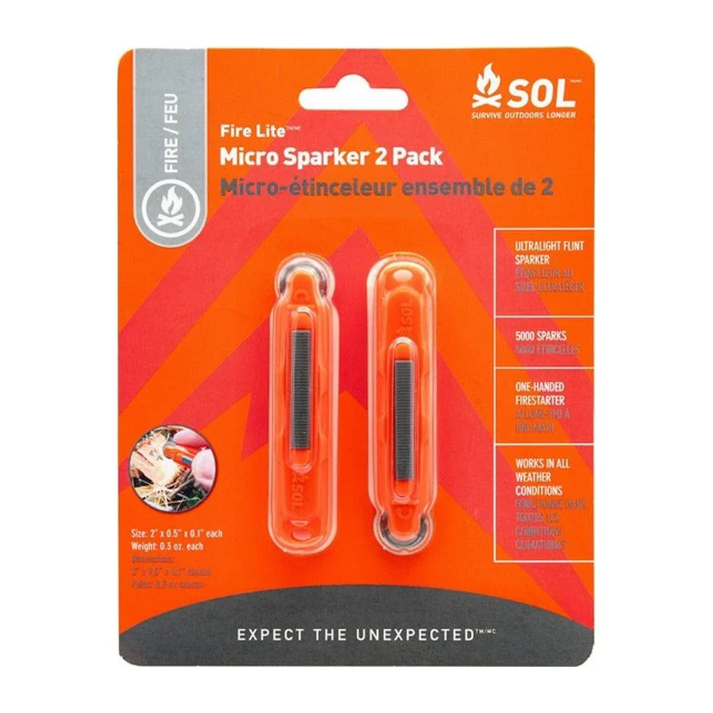 SOL Fire Lite Sparker 2-Pack – La Cordée