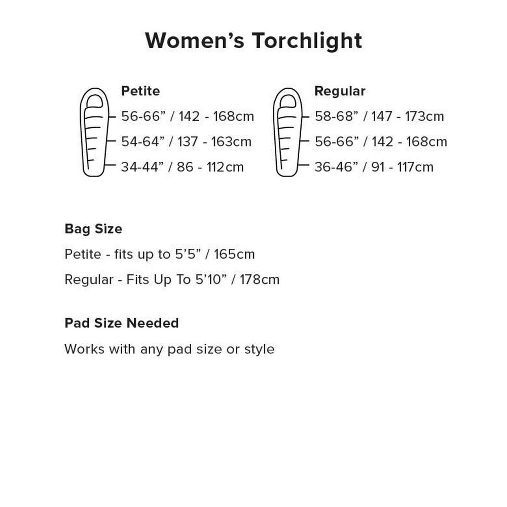 Big Agnes W's Torchlight 30 Sleeping Bag (-7 °C) – Regular – La Cordée