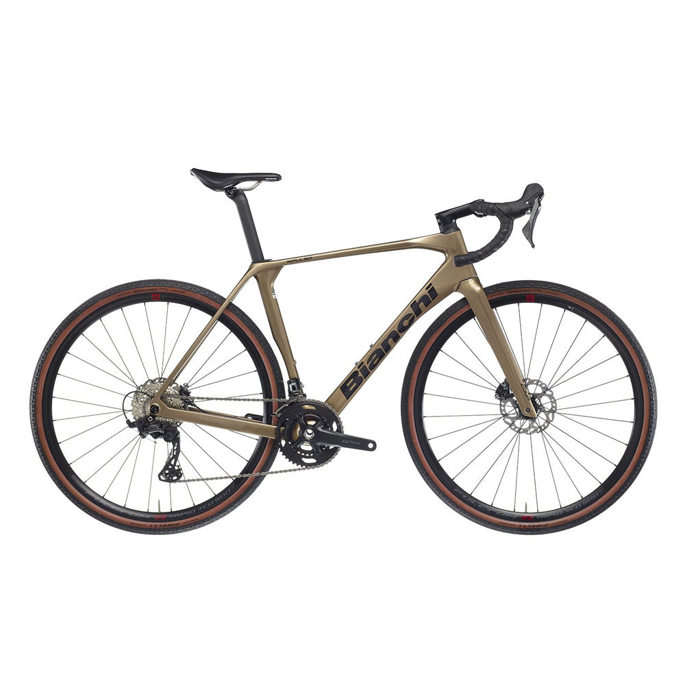 Vélo de gravel Bianchi Impulso Comp GRX 610 Disc 2x12SP – La Cordée