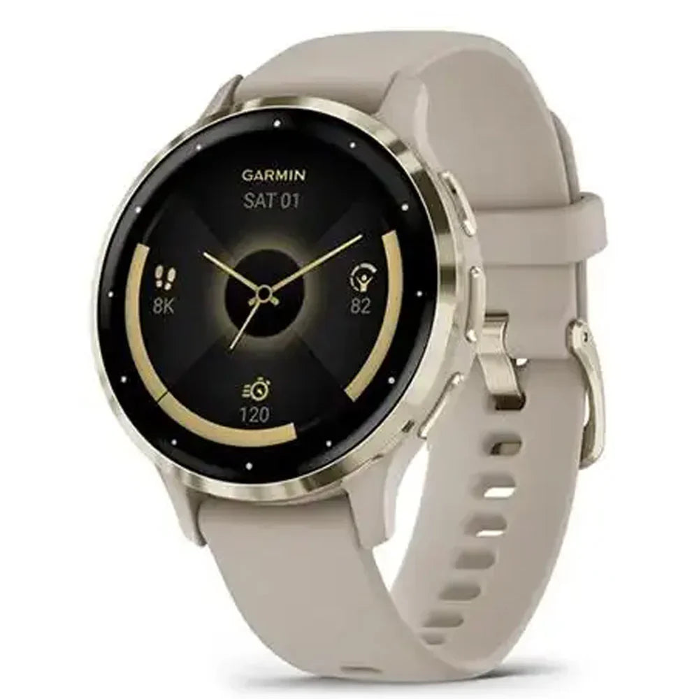 Garmin Venu 3S Training Watch – Soft Gold – La Cordée